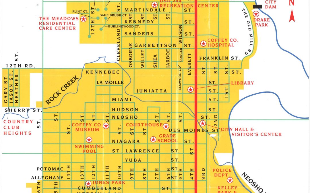Burlington Map | Coffey County Library