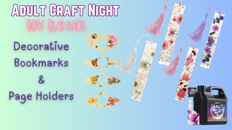 UV Resin Bookmarks (Adult Craft) | Coffey County Library