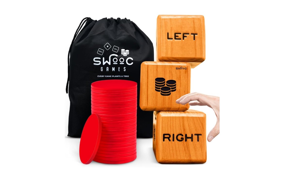 Giant Right Left Center Dice Game | Coffey County Library